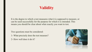 Characteristics of Assessment | PPTX