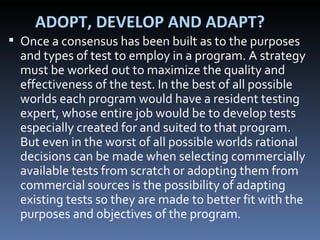 Chapter 4 testing aima | PPT