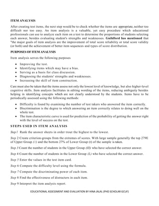 Educational Assessment and Evaluation | PDF | Standardized Testing ...