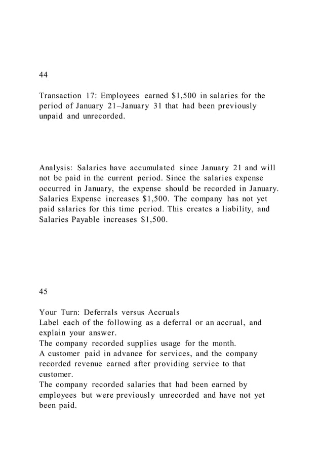 Chapter 4 THE ADJUSTMENT PROCESSPrinciples of Accounting, Vo | DOCX ...