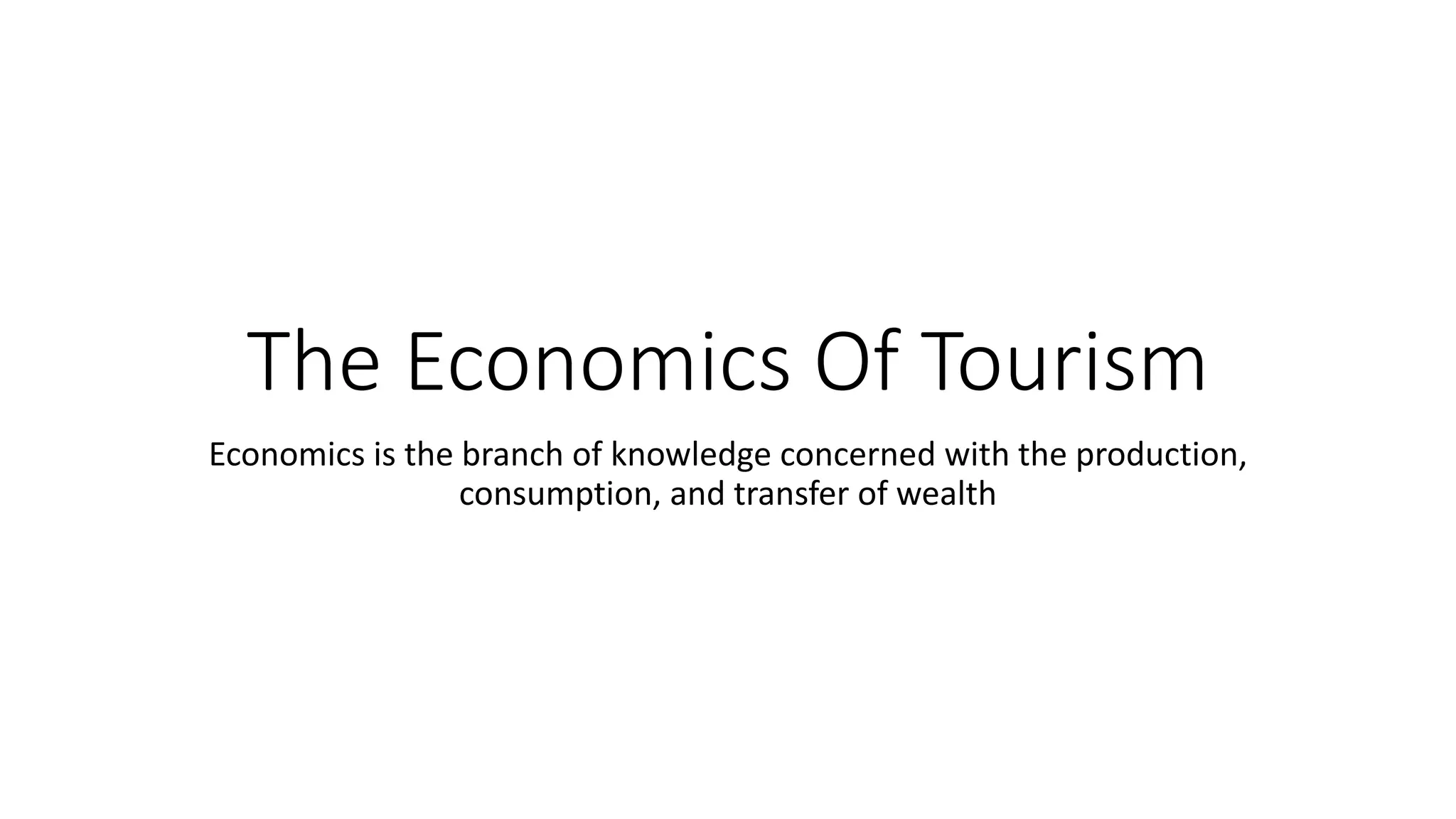 What is tourism economics 60 photos - Guidebookbali.com