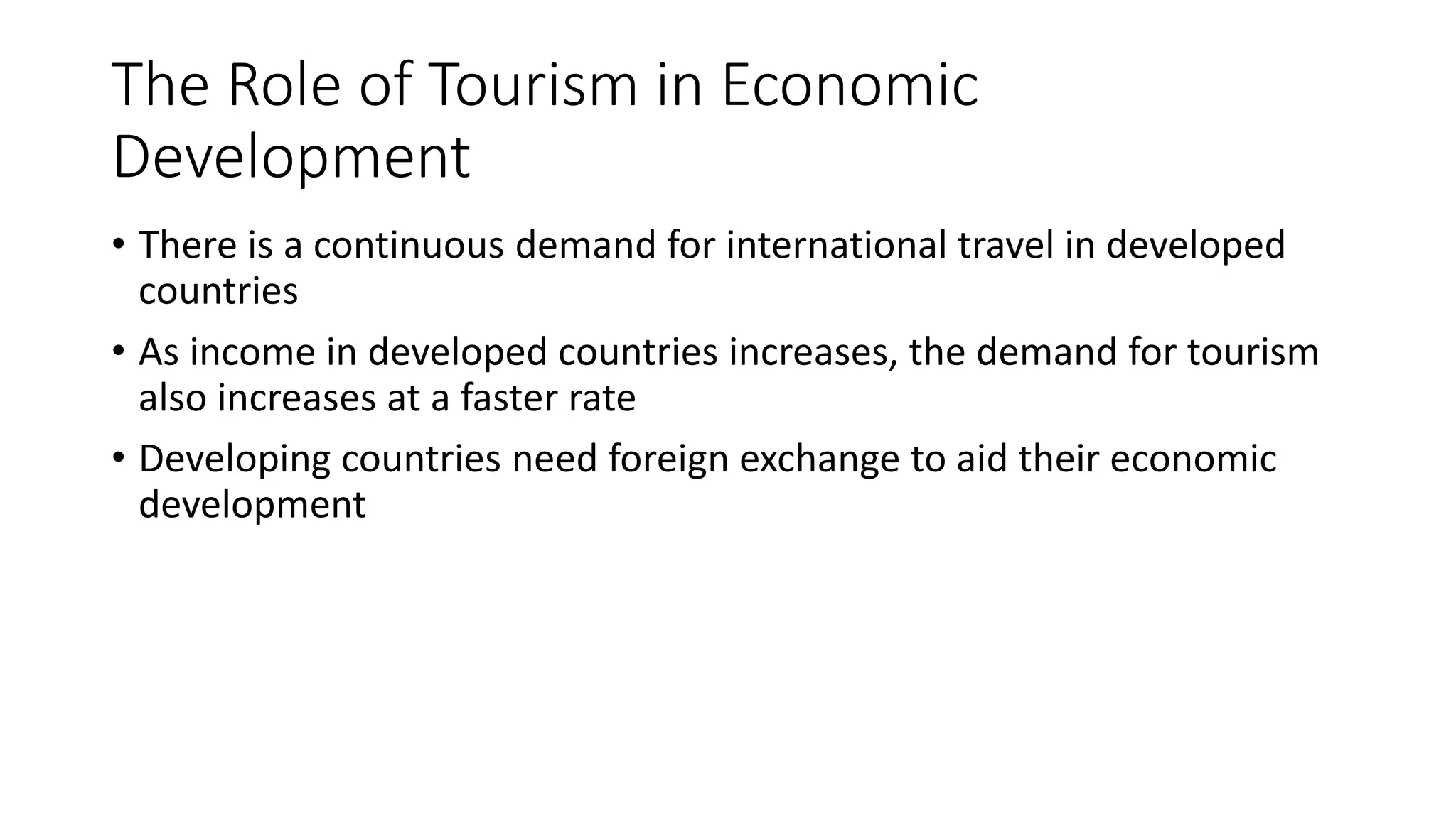 Chapter 4 the economics of tourism | PPTX