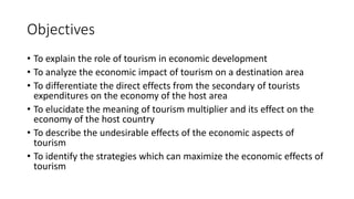 Chapter 4 the economics of tourism | PPTX