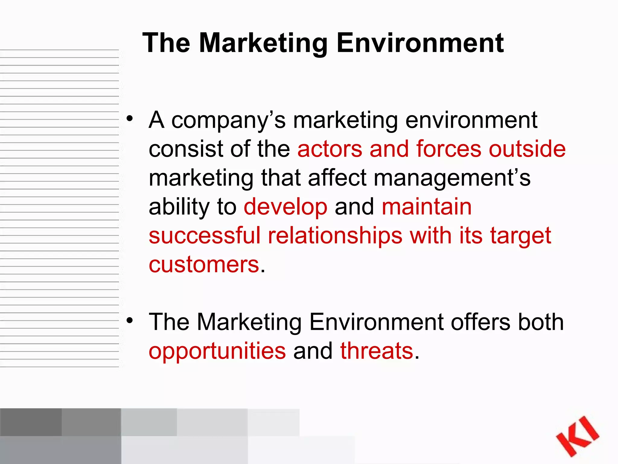 Chapter4 The Marketing Environment | PPT