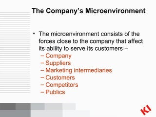 Chapter4 The Marketing Environment | PPT