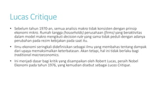 Chapter 4 the micro foundation of modern macroeconomics (Scarth) | PPTX