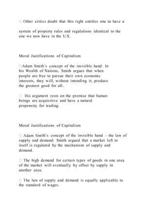 CHAPTER 4The Nature of CapitalismLearning Objectives | PDF