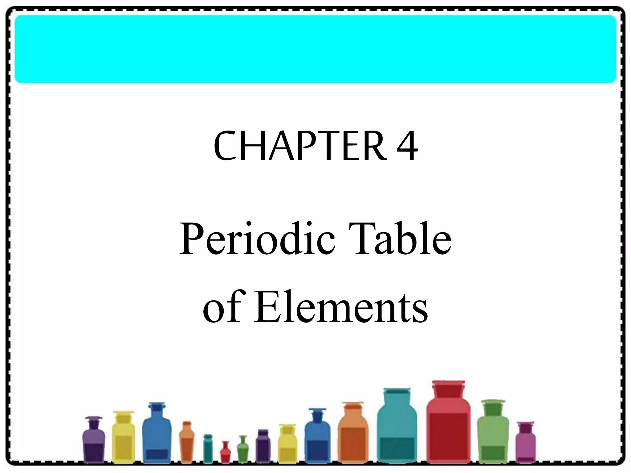 CHAPTER 4 THE PERIODIC TABLE.pptx