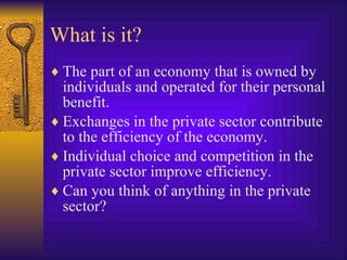 Chapter 4~the private sector | PPT
