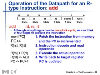 Chapter 4 the processor | PPT