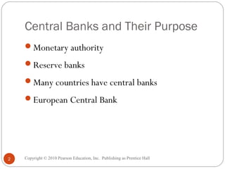 Chapter 4 the u.s. federal reserve and the creation of money | PPT