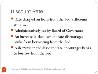 Chapter 4 the u.s. federal reserve and the creation of money | PPT