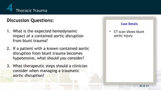Chapter 4_ Thoracic Trauma.pptx ATLS..... | PPTX