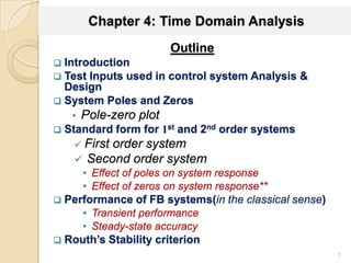 Chapter 4 time domain analysis | PPTX