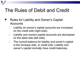 Chapter 4 transactions that effect assets, liabilities, and | PPT