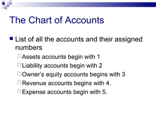 Chapter 4 transactions that effect assets, liabilities, and | PPT