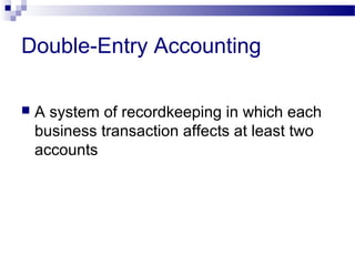 Chapter 4 transactions that effect assets, liabilities, and | PPT