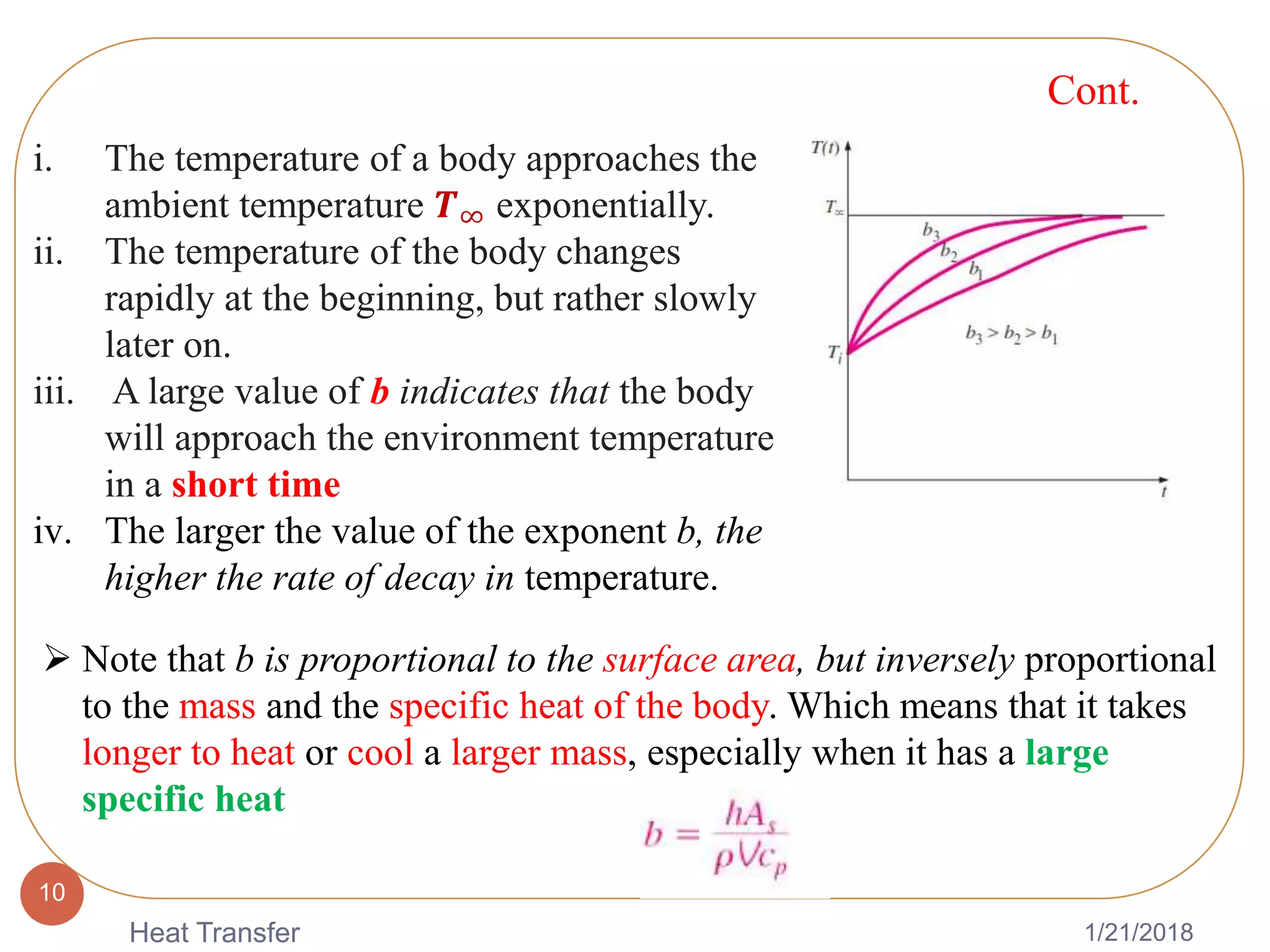 Chapter 4 transient heat condution | PPTX