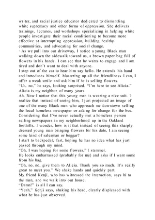 Chapter 4Understanding Racism, Prejudice, and White Privilege4- | DOCX