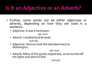 Chapter 4 – using adjectives and adverbs correctly 12 grade | PPT