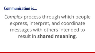 Key Topics: Verbal Messages | PPT