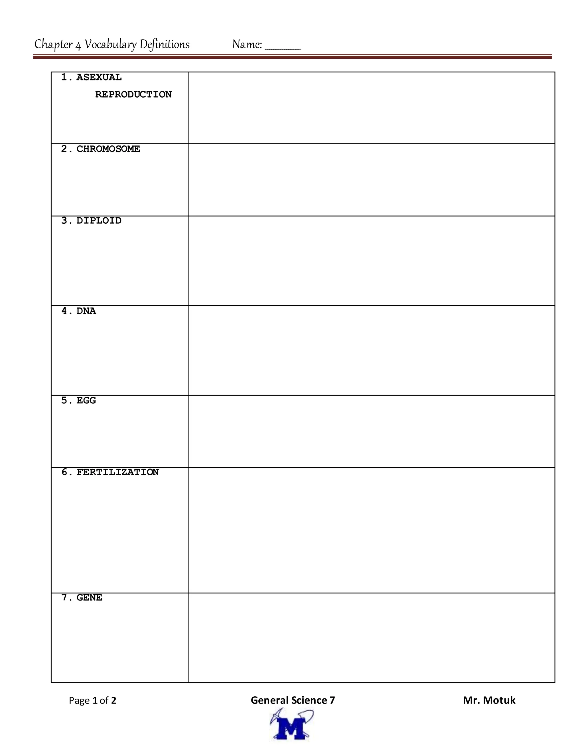 Chapter 4 vocabulary terms (student) | DOCX