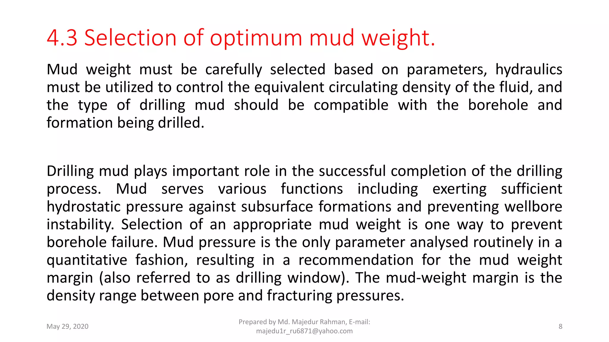 Well drilling design | PPTX