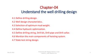 Well drilling design | PPTX