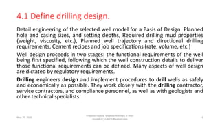 Well drilling design | PPTX