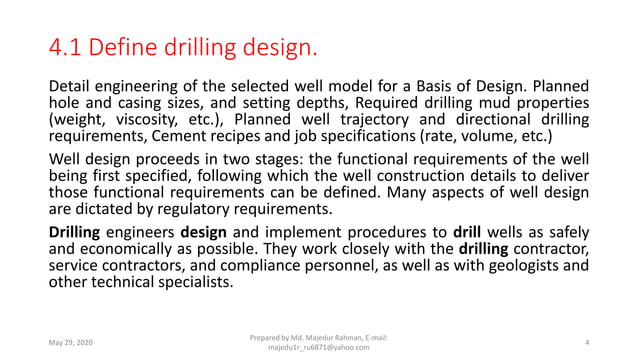 Well drilling design | PPTX | Civil Engineering Industry | Industries