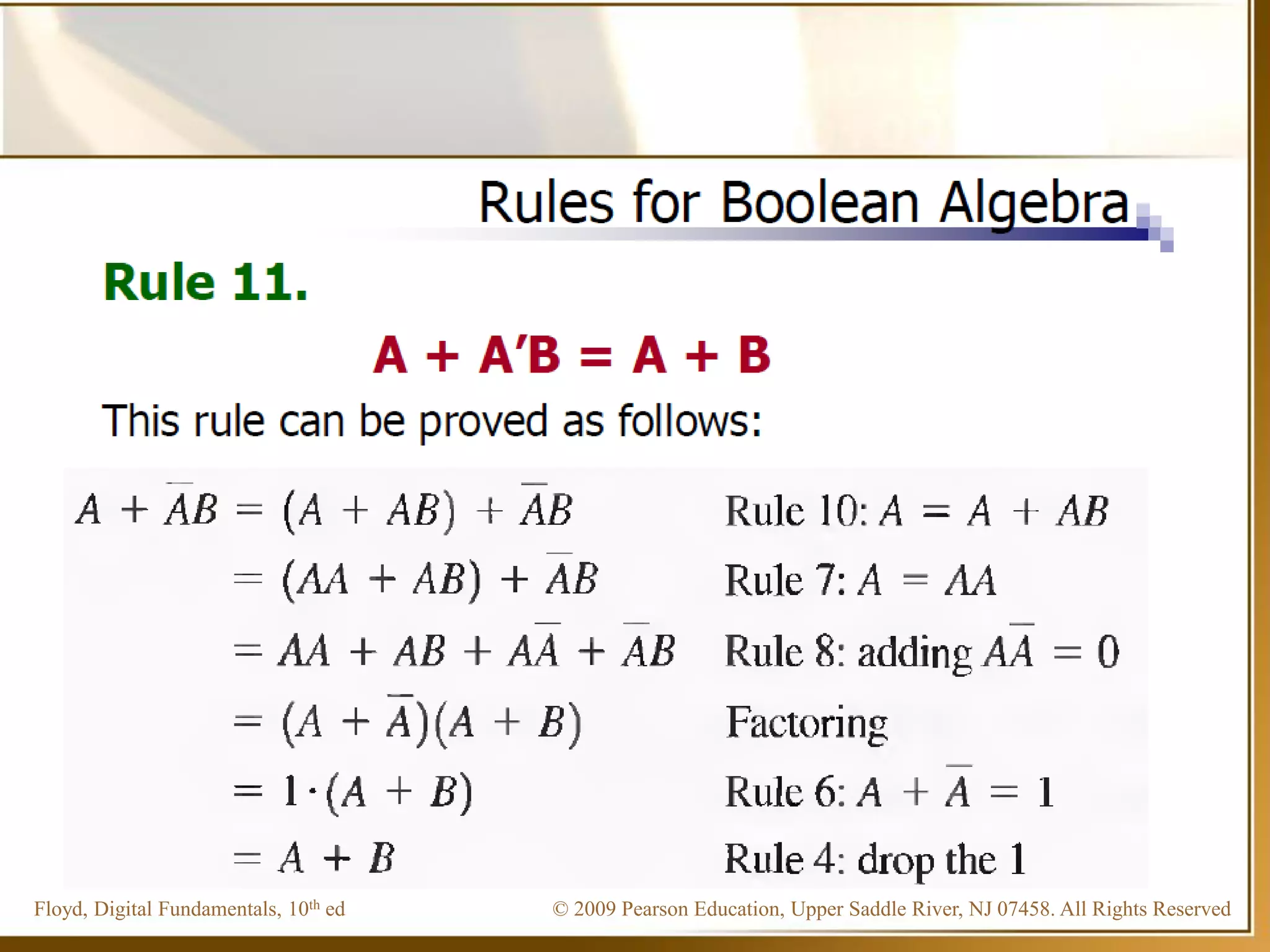 All About Boolean Algebra DLD. | PDF | Chemistry | Science