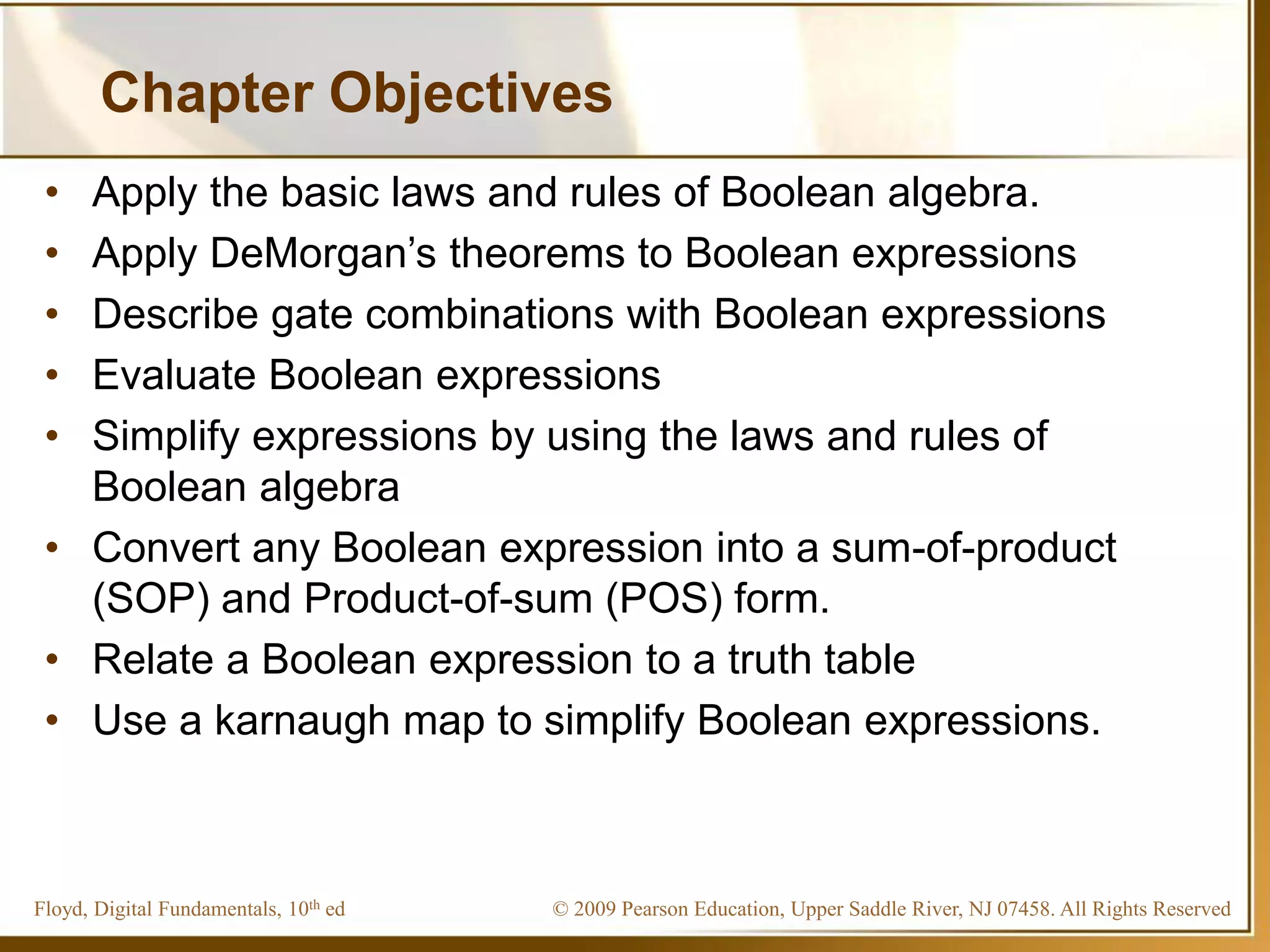 All About Boolean Algebra DLD. | PDF