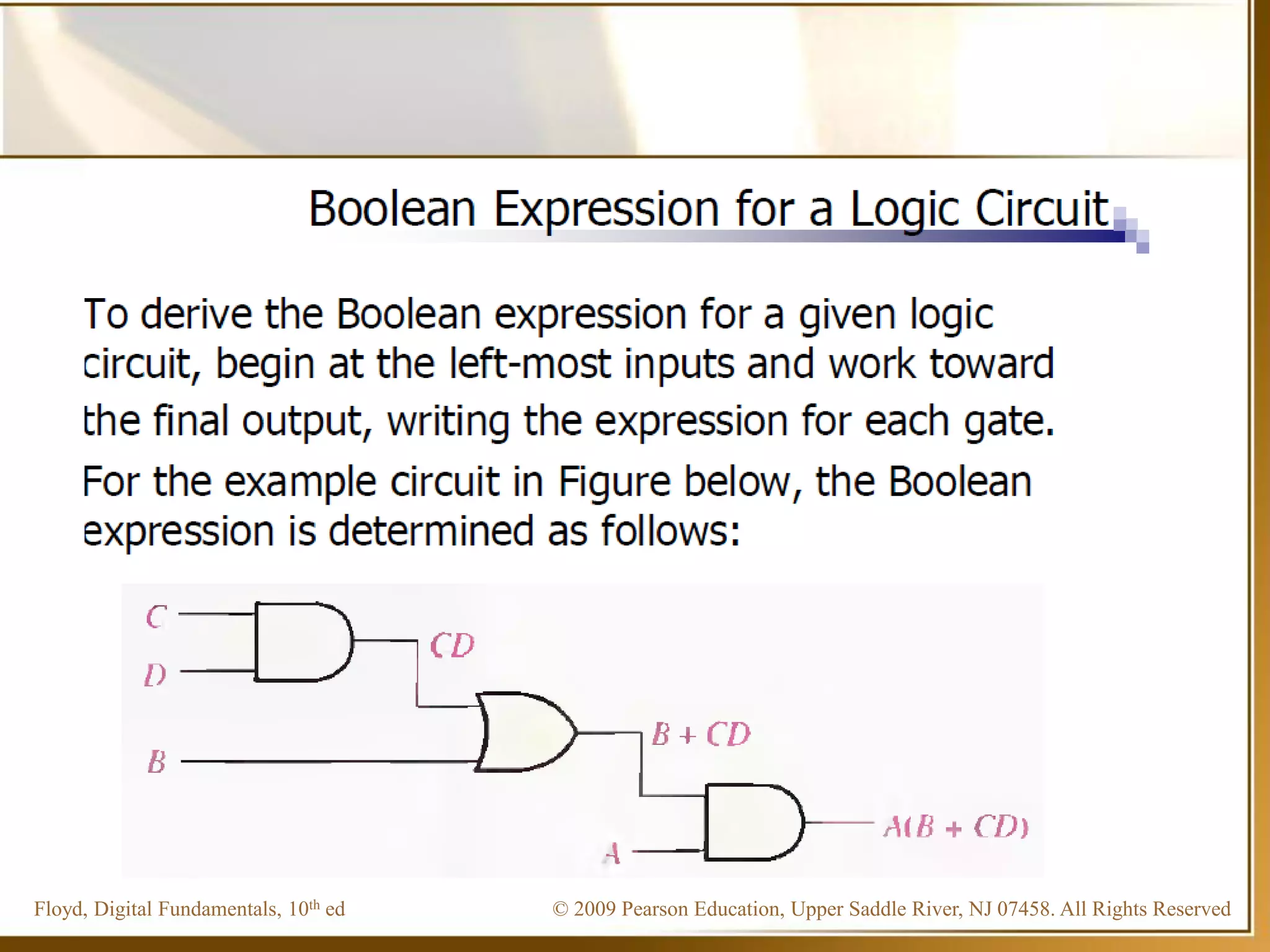 All About Boolean Algebra DLD. | PDF | Chemistry | Science