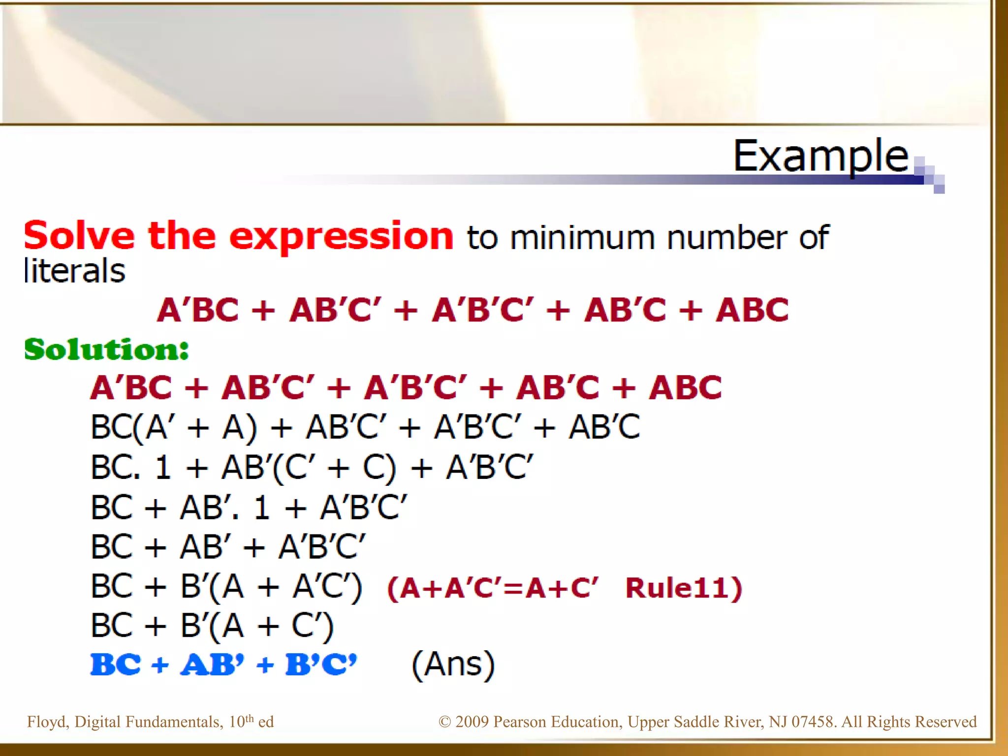 All About Boolean Algebra DLD. | PDF | Chemistry | Science