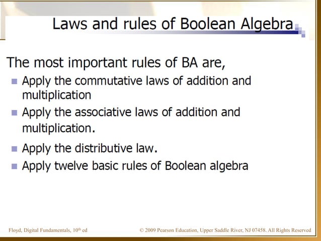 All About Boolean Algebra DLD. | PDF | Chemistry | Science