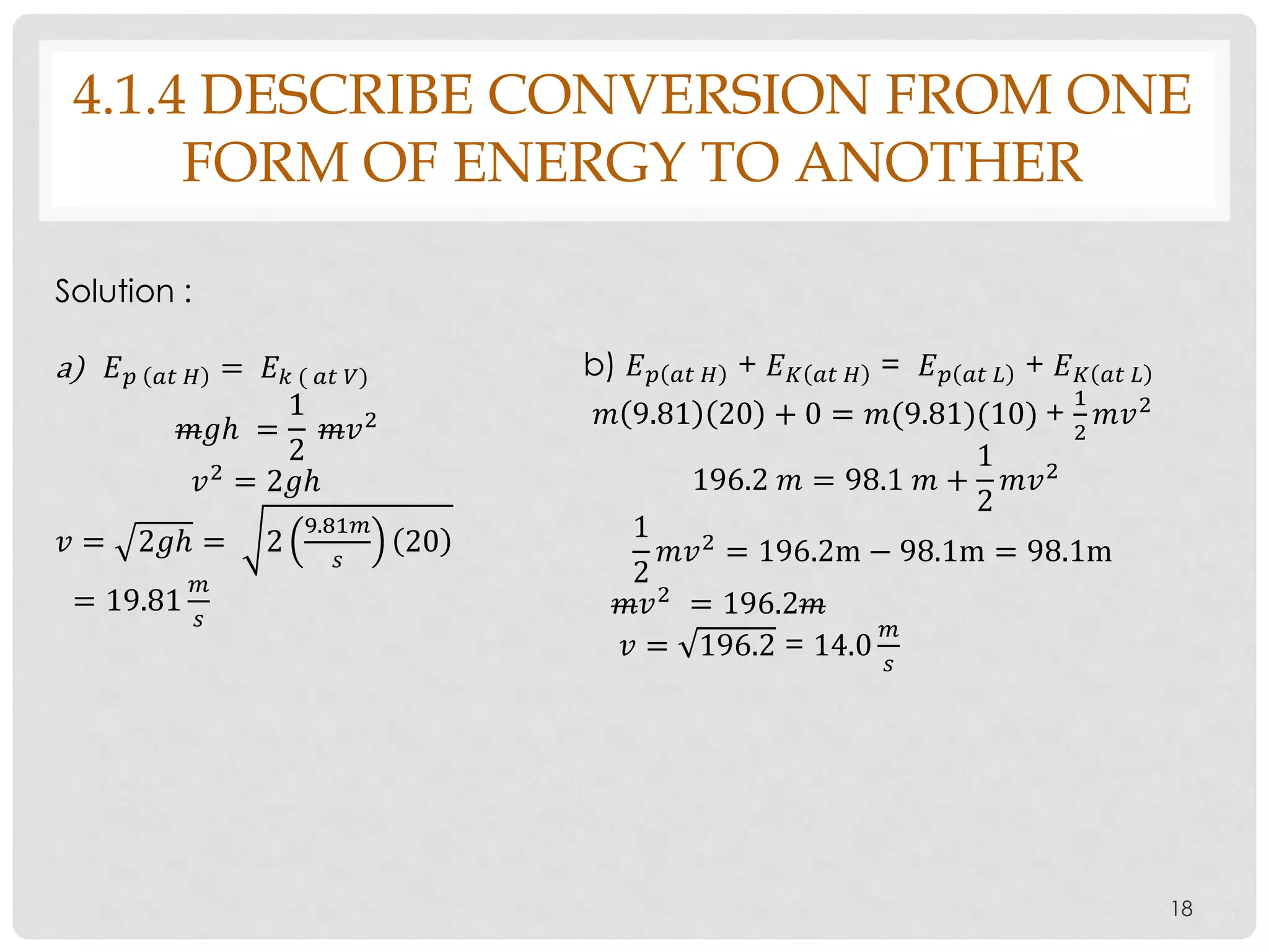 Chapter 4 work, energy and power | PDF
