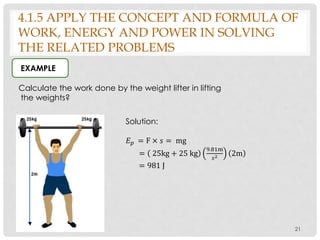 Chapter 4 work, energy and power | PDF