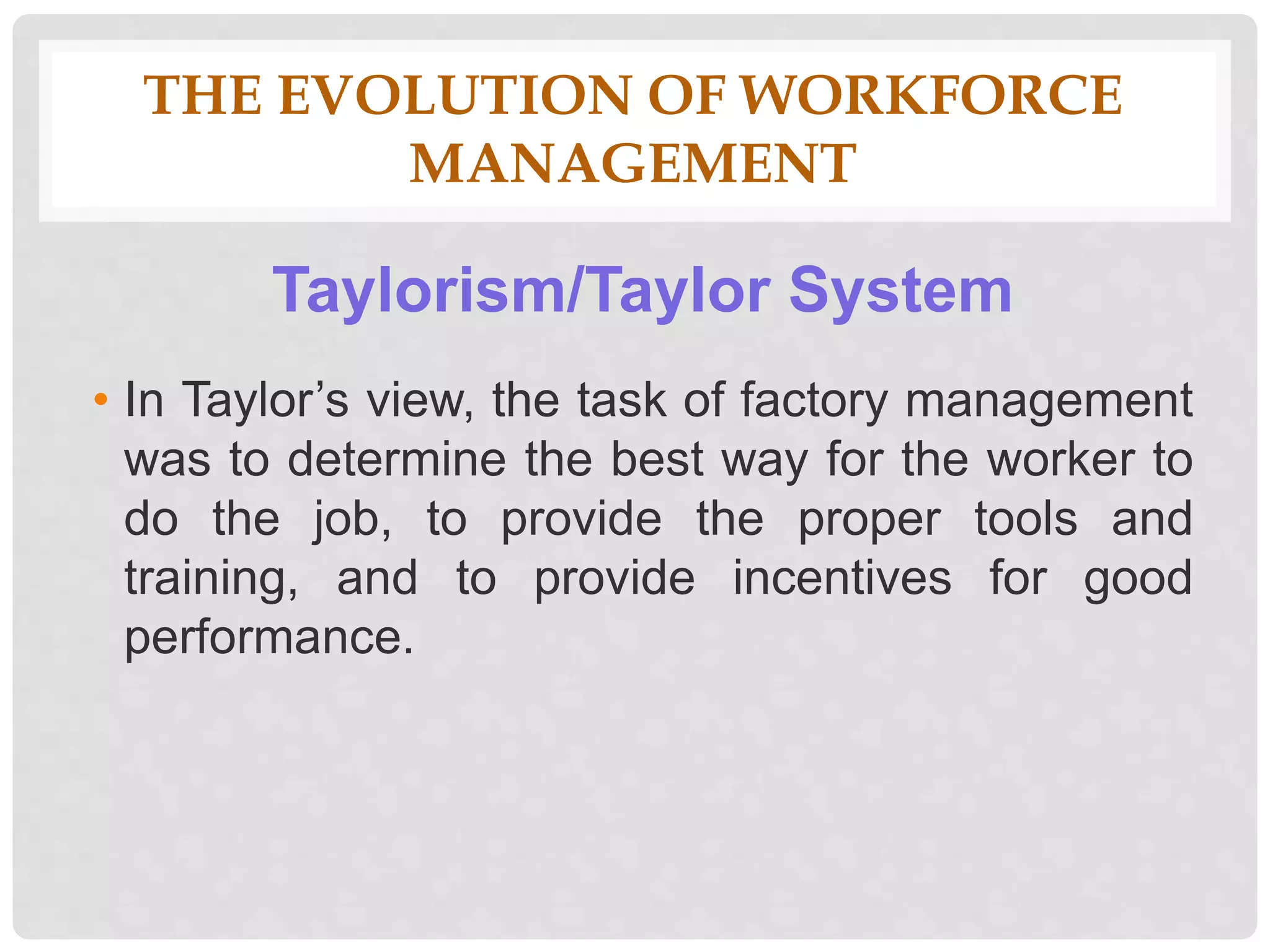 Chapter 4 WORKFORCE | PPTX