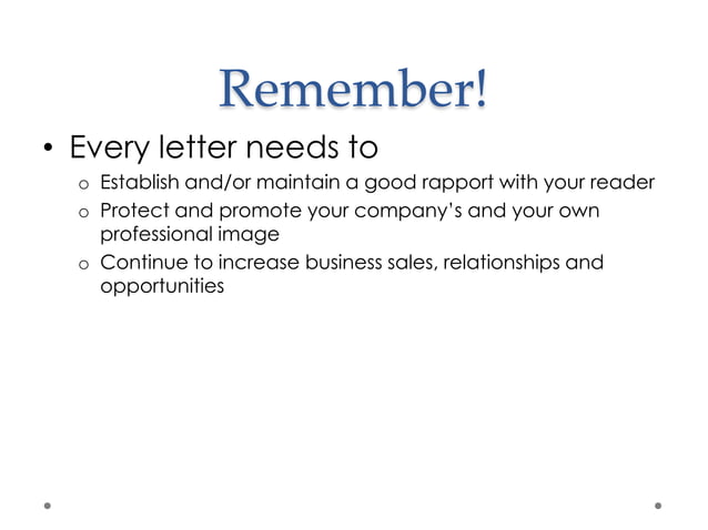 Chapter 4 writing letters basics | PPT