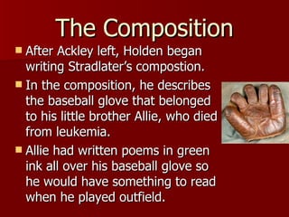 Catcher in the Rye Chapter 5 | PPT