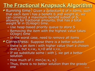 BCA Chapter 5 The Greedy Method Notes.ppt