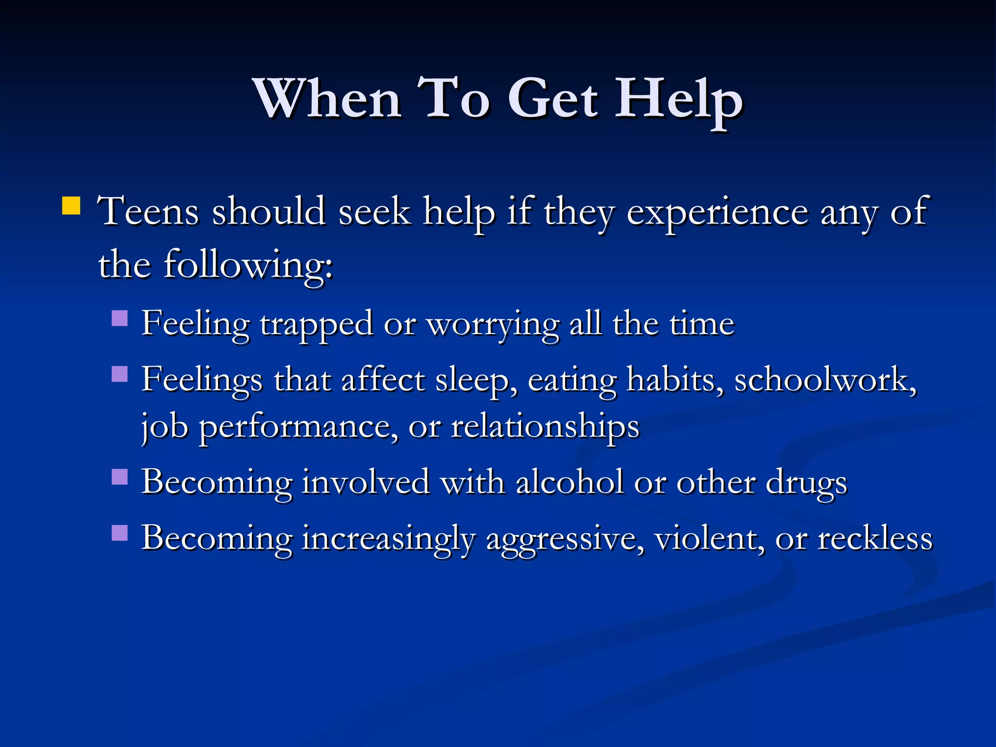 Chapter 5: Mental and Emotional Problems | PPT