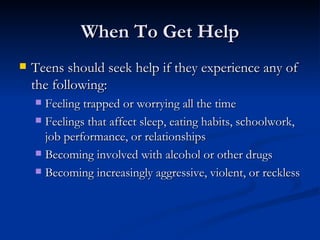 Chapter 5: Mental and Emotional Problems | PPT