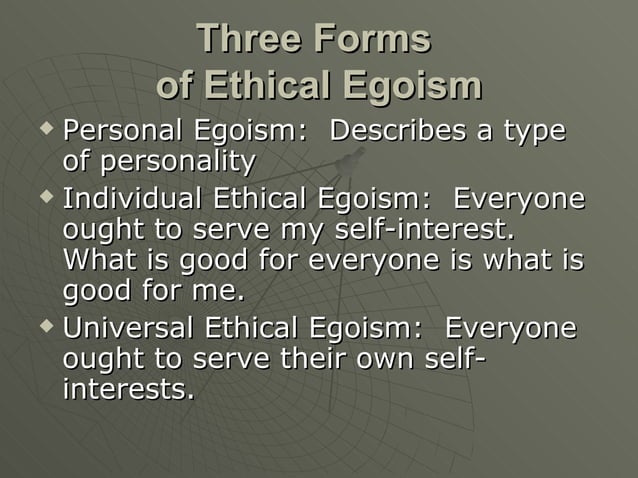 Chapter 5: Egoism and Altruism | PPT