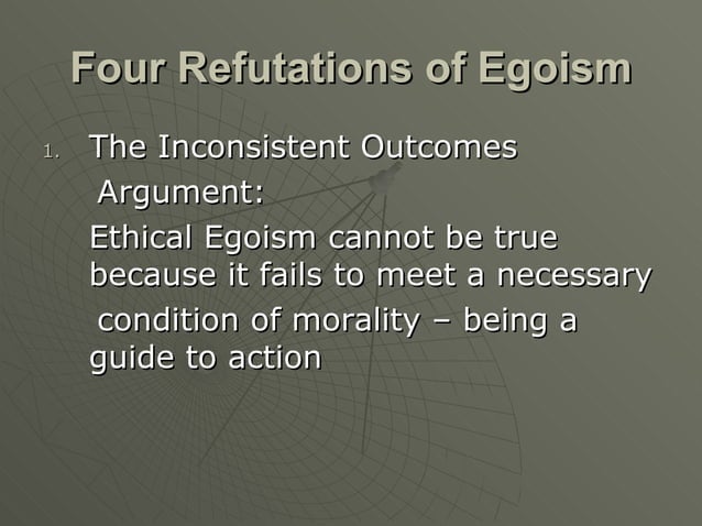 Chapter 5: Egoism and Altruism | PPT