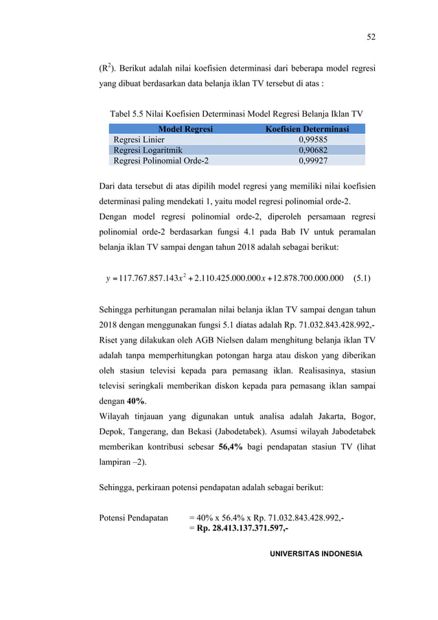 Optimasi Kebutuhan Bandwidth untuk Kebutuhan Siaran TV Digital Terestrial dan Layanan Mobile ...