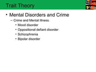 Chapter 5 Trait Theory | PPT