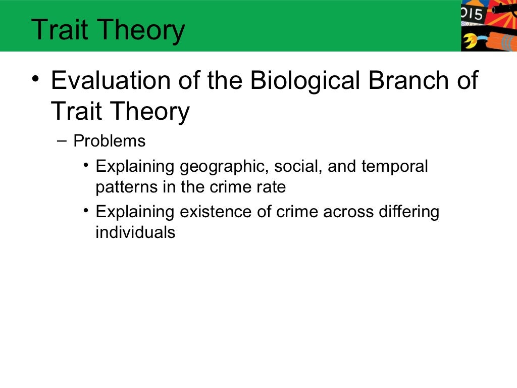 Chapter 5 Trait Theory