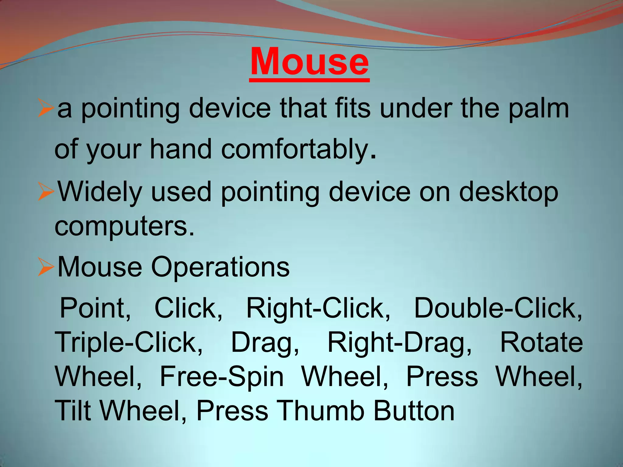 Chapter 5 Input | PPT