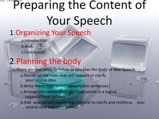 public speaking Chapter 5 | PPT